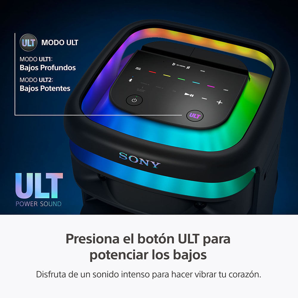 Parlante Bluetooth Sony SRS-ULT1000 de fiestas ULT TOWER 10 - Promart