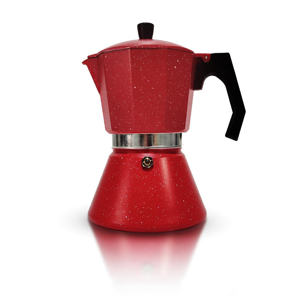 Cafetera Moka Italiana Apto para Cocina de Inducción 6 Tazas Espresso ...