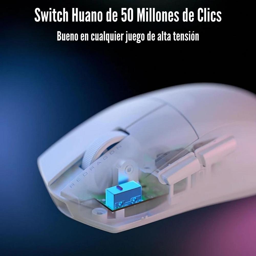 Mouse Redragon K1NG Pro (1K HZ) M916 Wireless - Blanco | Promart.pe ...