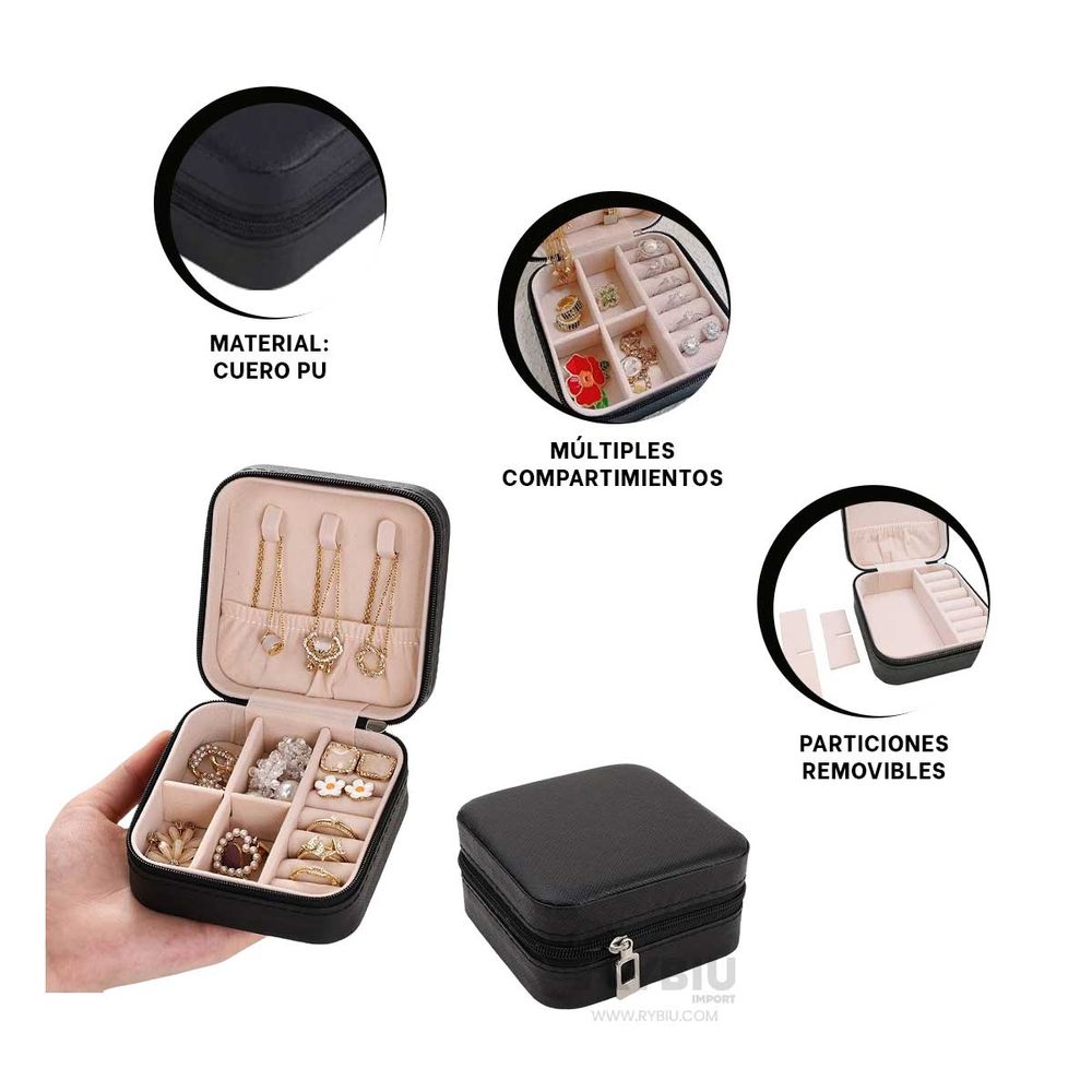 Mini Porta Joyas en Tono Negro Y+Agendita - Promart