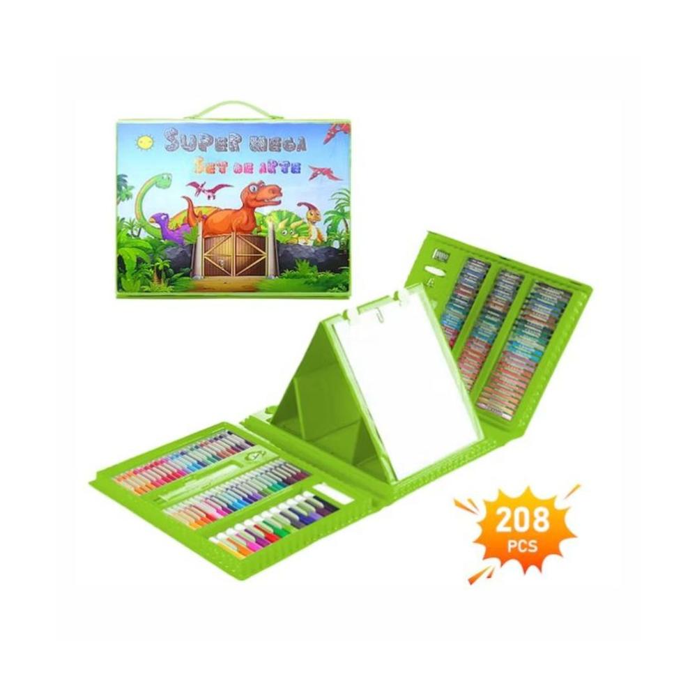 Combo Set de Arte Dino+Pizarra Adhesiva Negra + Reloj Kwaii | Promart ...