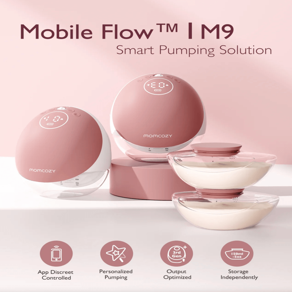 Extractor de leche manos libres Momcozy Mobile Flow™ | M9 - Promart