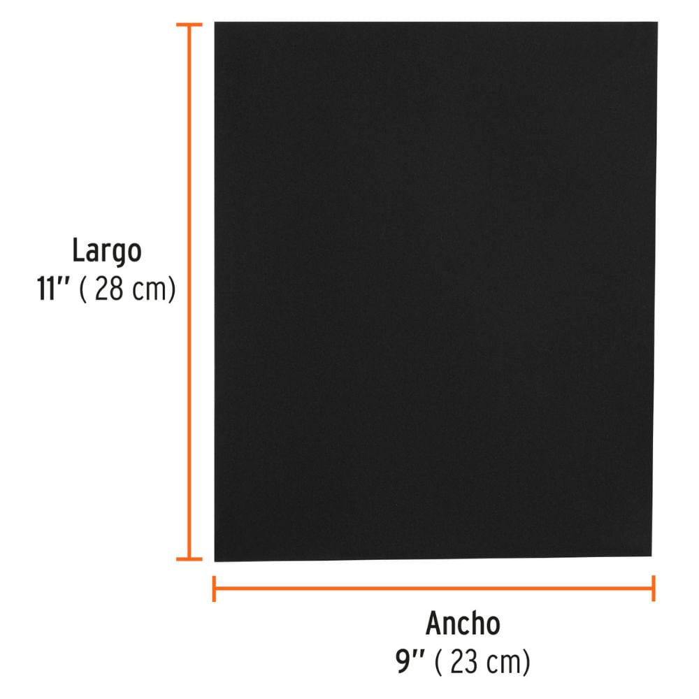 Lija de agua grano 1000 microfina, PACK 8 NIDADES, Truper - Promart