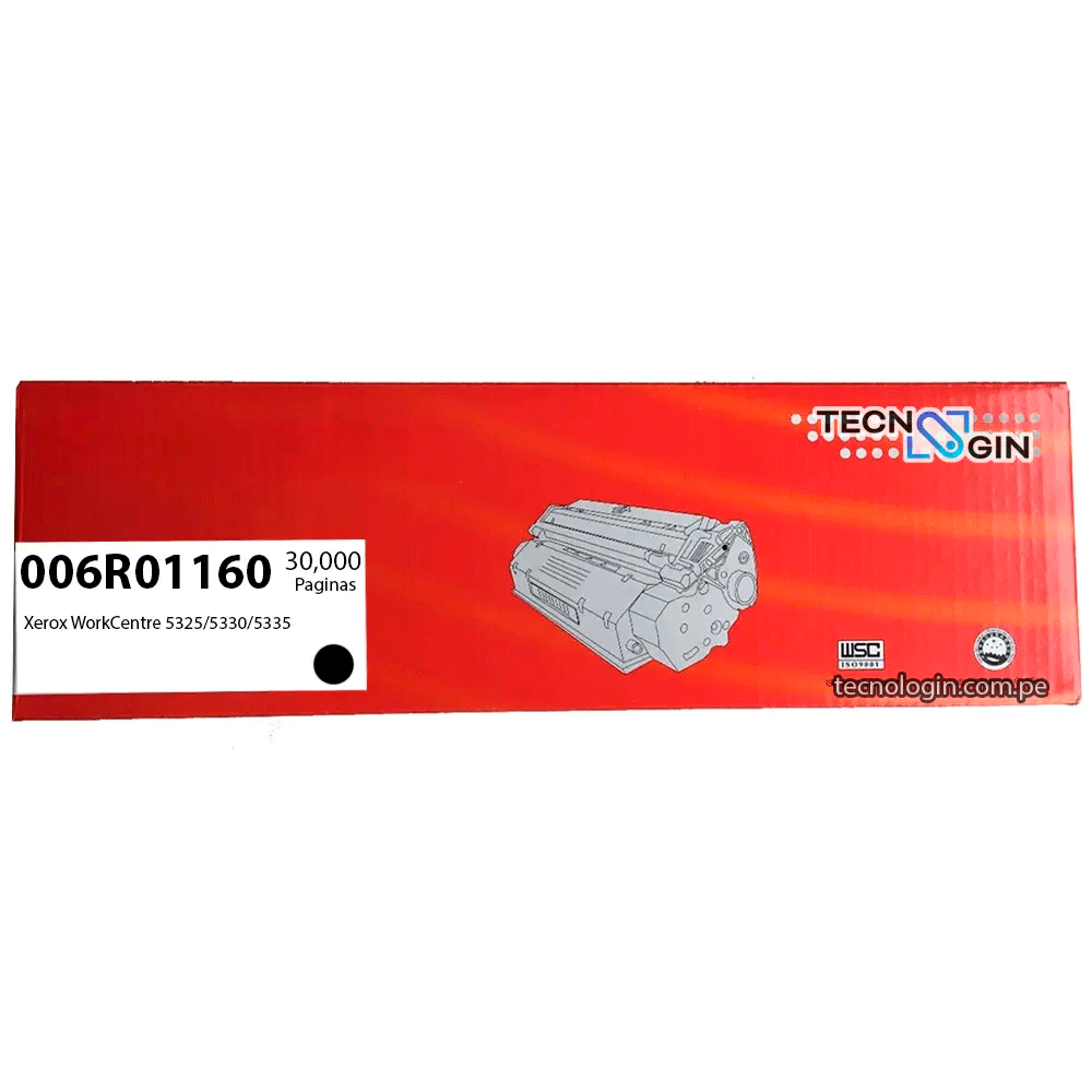 Toner Genérico 006R01160 Negro Compatible con Xerox Para WC 5325/5330 ...