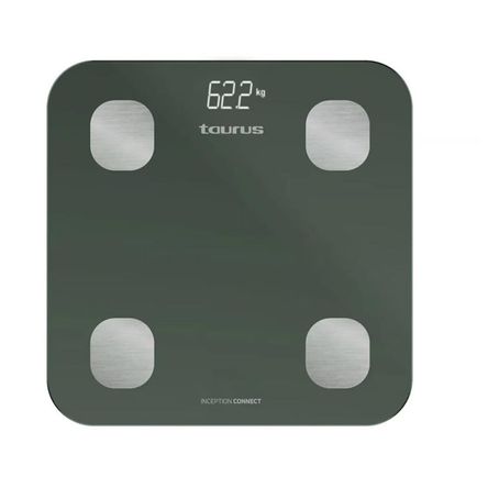 Balanza Inteligente de Vidrio Negro Taurus Inception Connect - Promart