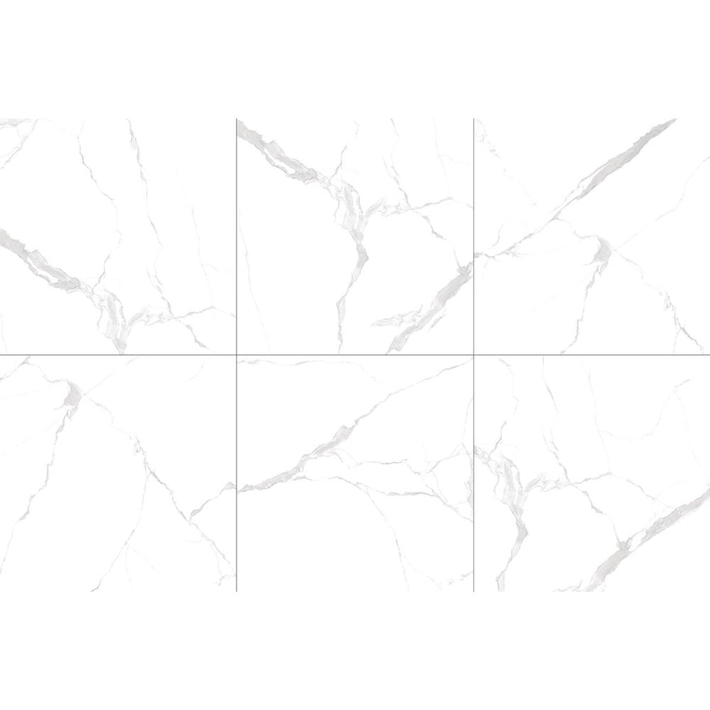 Piso Marmolizado Blanco 60x60cm 1.44m2 Orange - Promart