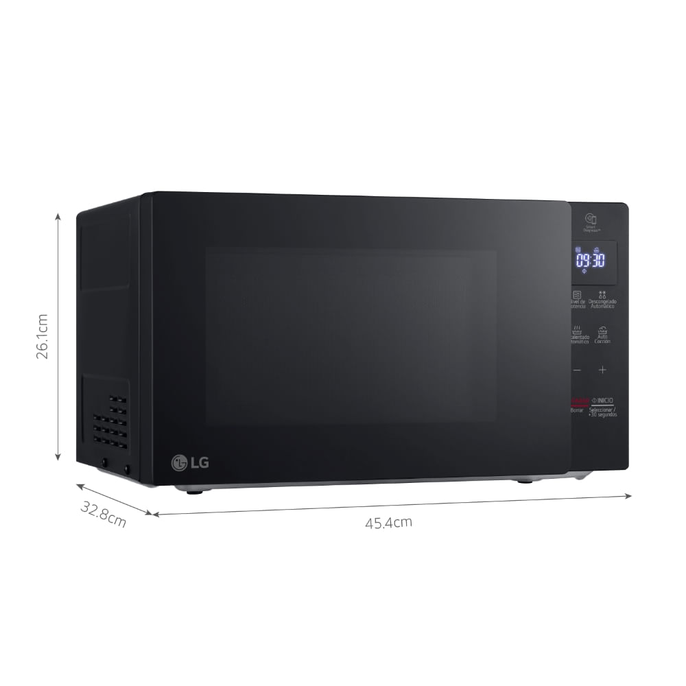 Horno Microondas LG MS2032GAS EasyClean 20L Negro - Promart