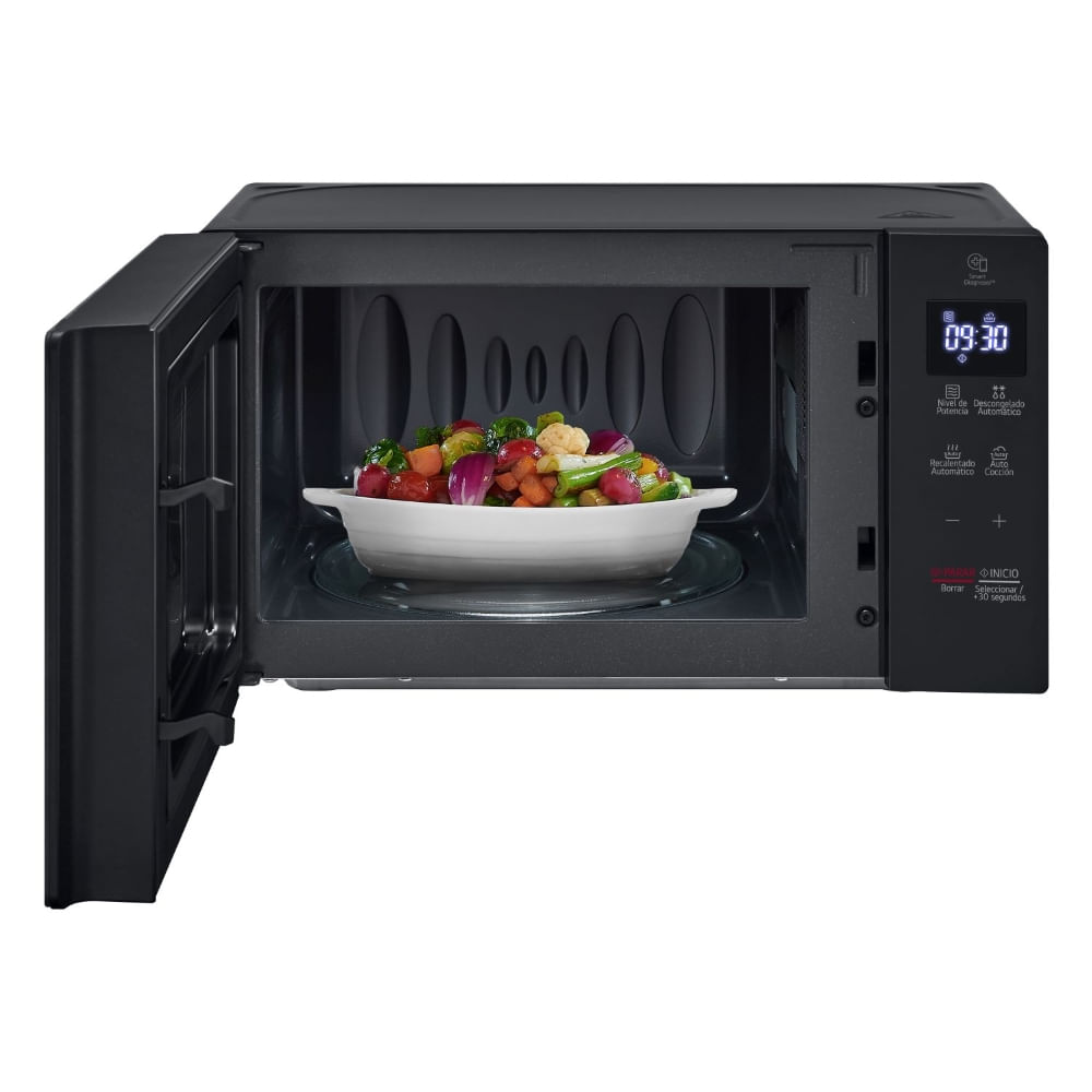 Horno Microondas LG MS2032GAS EasyClean 20L Negro - Promart