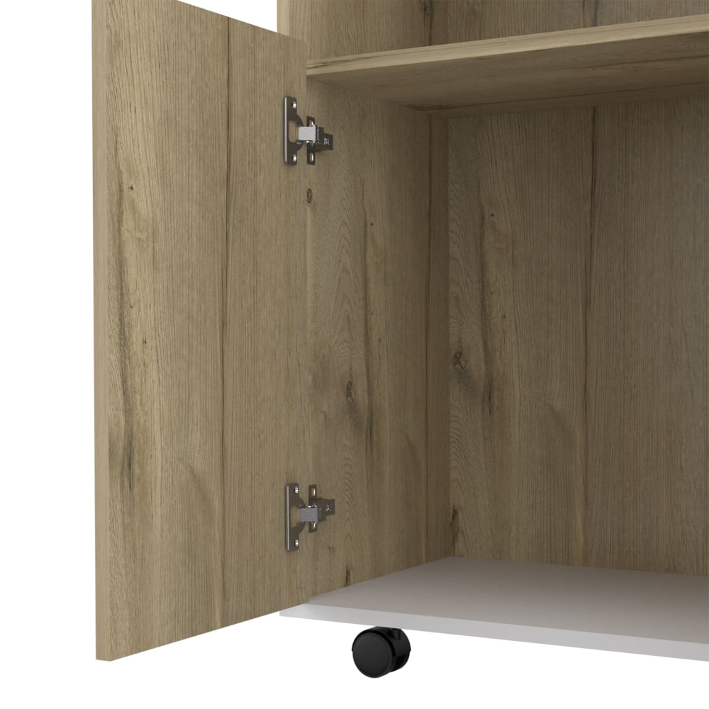 Mueble Meson de Cocina Bicolor 2 Puertas Melamina Duna/Blanco - Promart