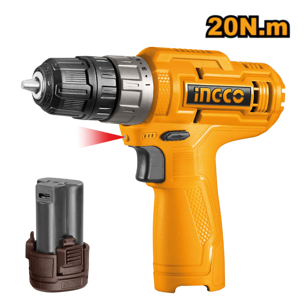 Taladro Atornillador Inalámbrico Ingco 12V CDLI12428 | Promart.pe - Promart