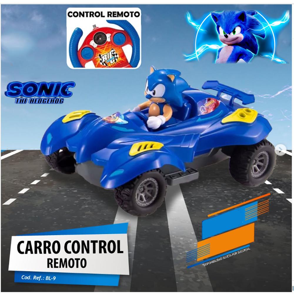 Carro A Control Remoto Sonic The Hedgehog Azul - Promart