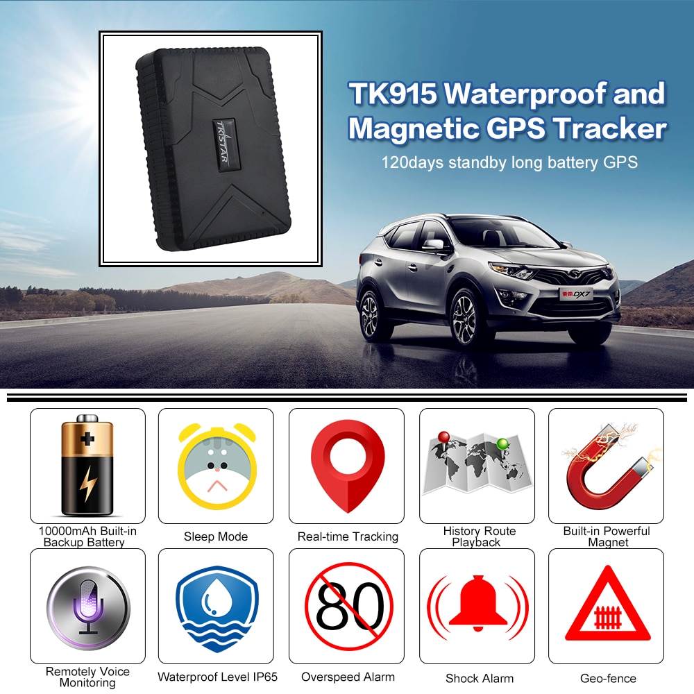 GPS Tracker Magnetico 10,000mah TK Start TK915 2G | Promart.pe - Promart