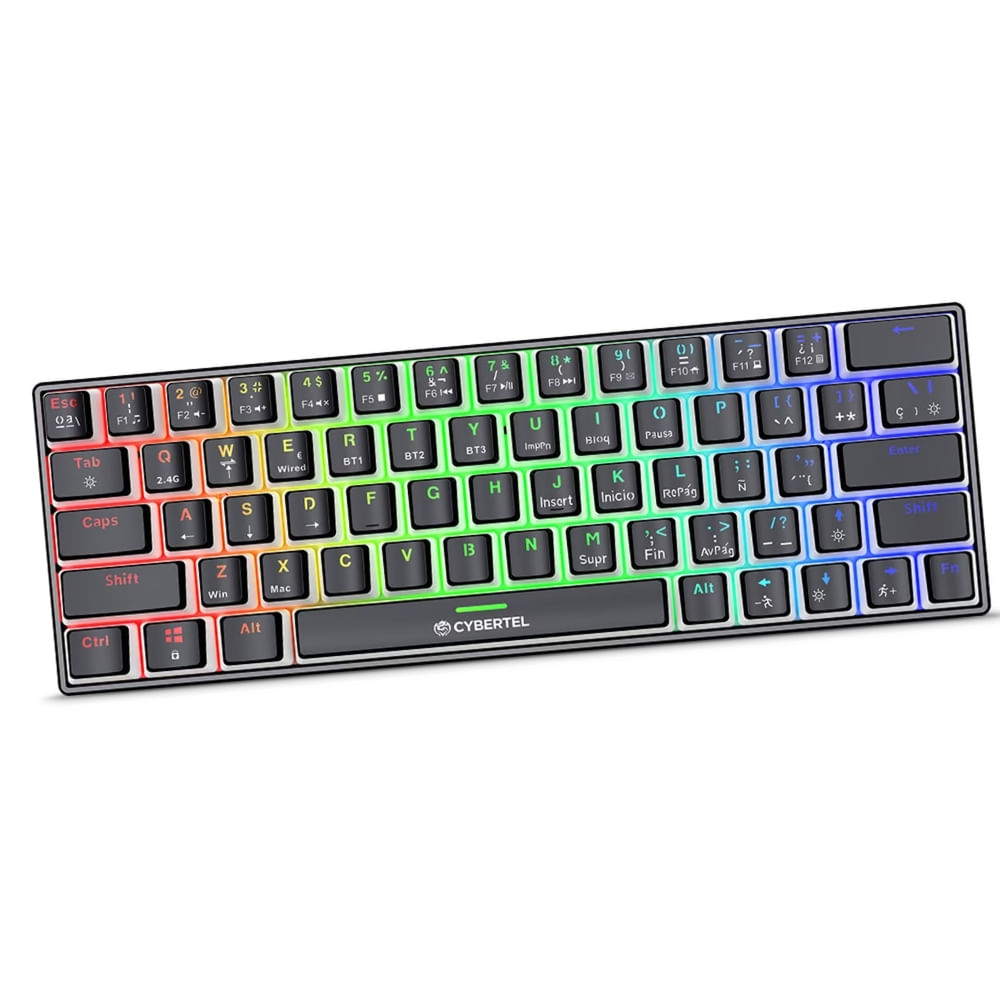 Teclado Mecánico Cybertel RGB Commander 3 CBX K1013 - Promart