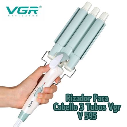 Pinza Rizadora Cabello 3 Tubos Vgr V595 | Promart.pe - Promart