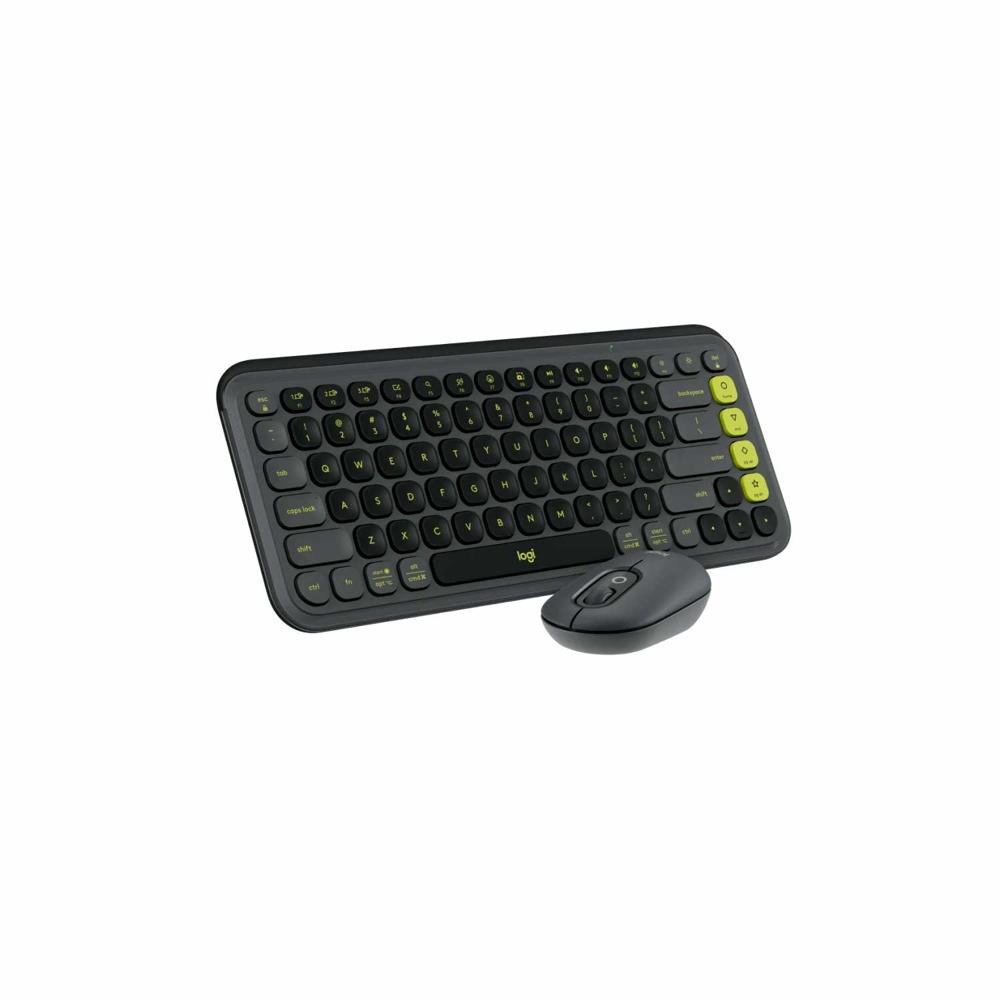 Teclado Logitech + Mouse Pop Icon Bluetooth/Wireless Sp Copilot ...