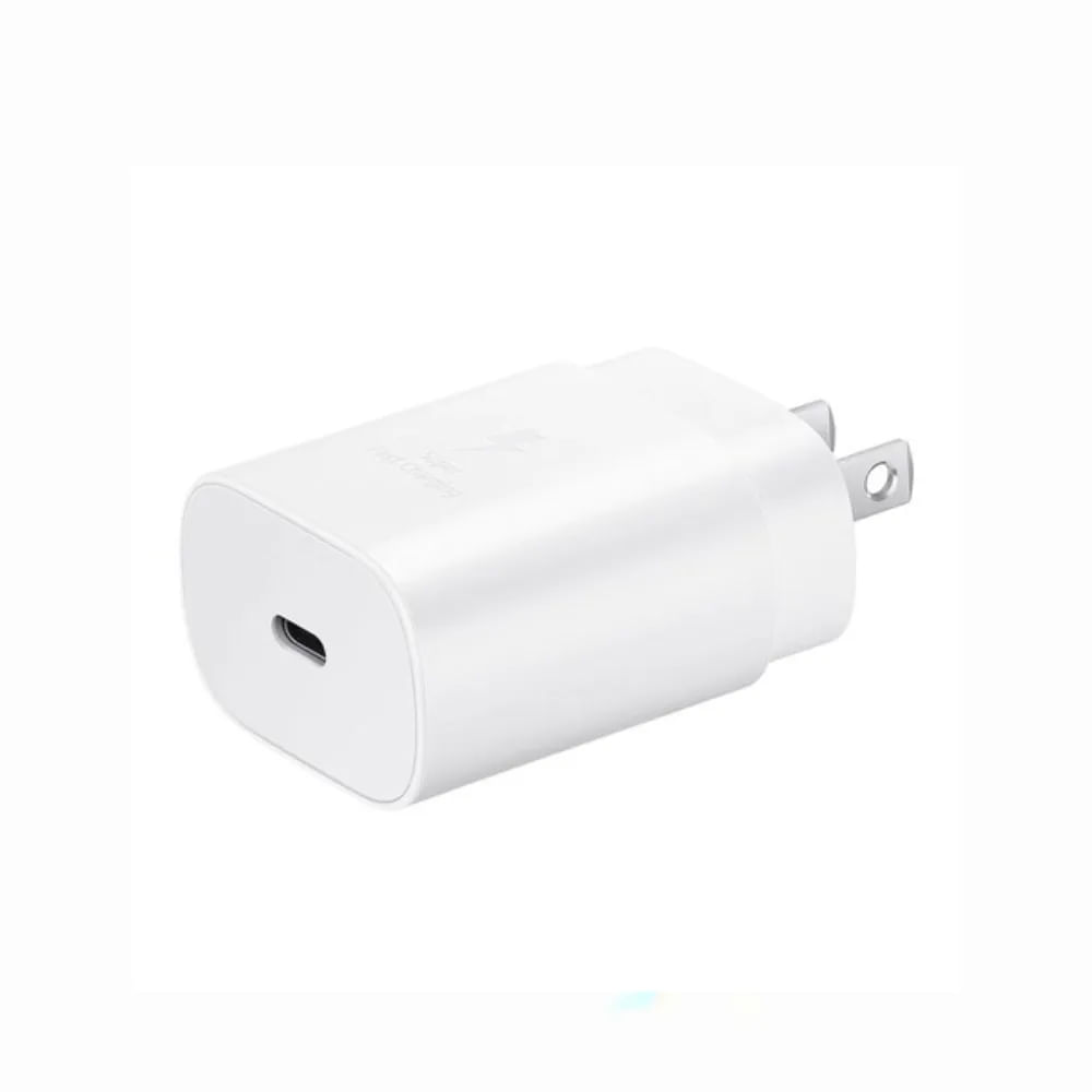 Cubo Adaptador Samsung 25W para Galaxy A12, A13, A14 - Blanco - Promart
