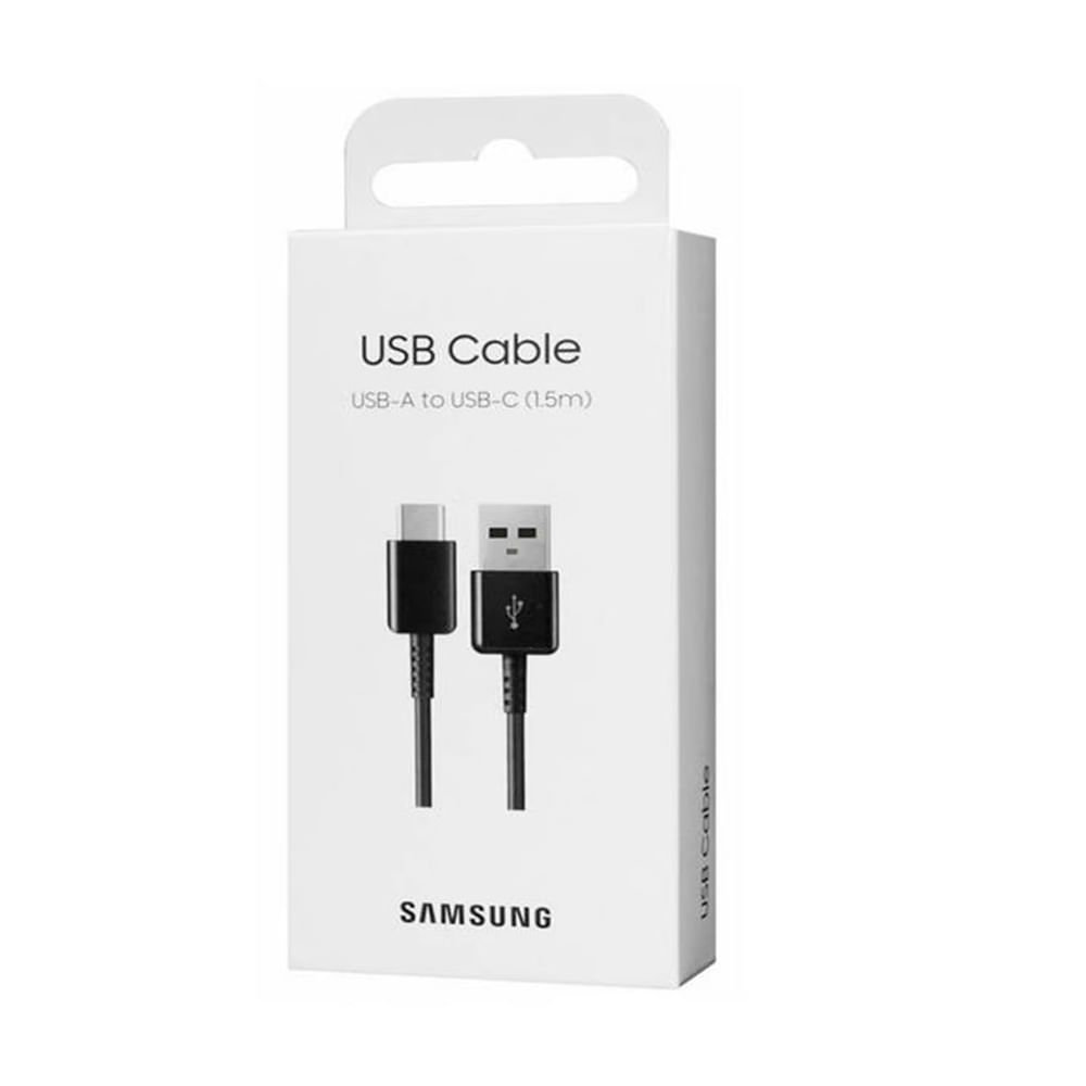 Cable Samsung Usb-A a Tipo-C 1.5 Metros Negro - Promart