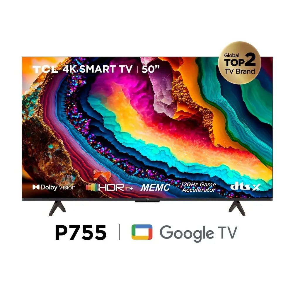 Televisor TCL LED 50" UHD 4K Smart TV 50P755 Negro - Promart