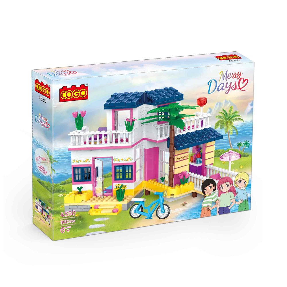 Cogo Armable Girls Villa 360Pcs XIONG CHenG - Promart
