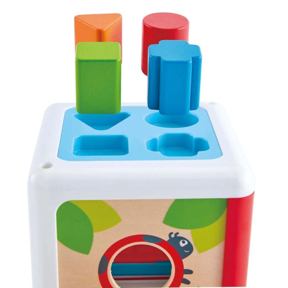 Cubo Para Insertar Figuras Geométricas Hape - Promart