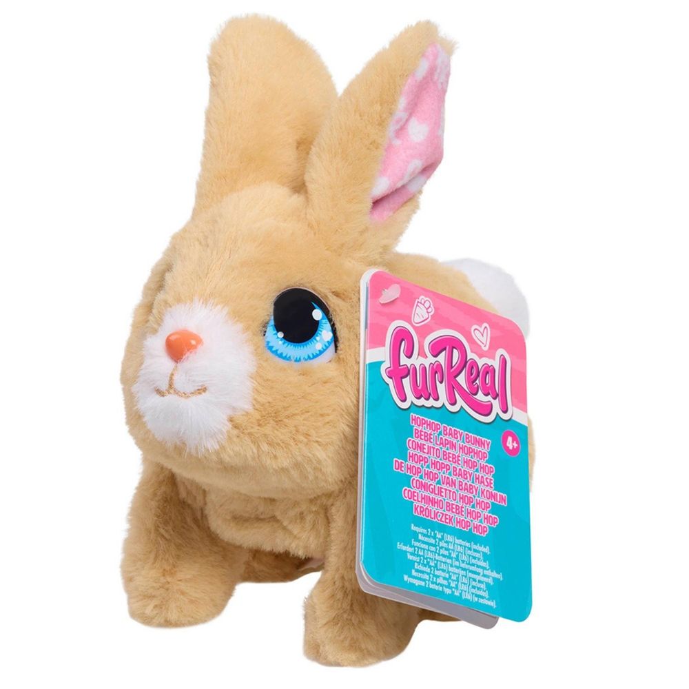 Peluche Furreal Hop-Hop Baby Bunny - Promart