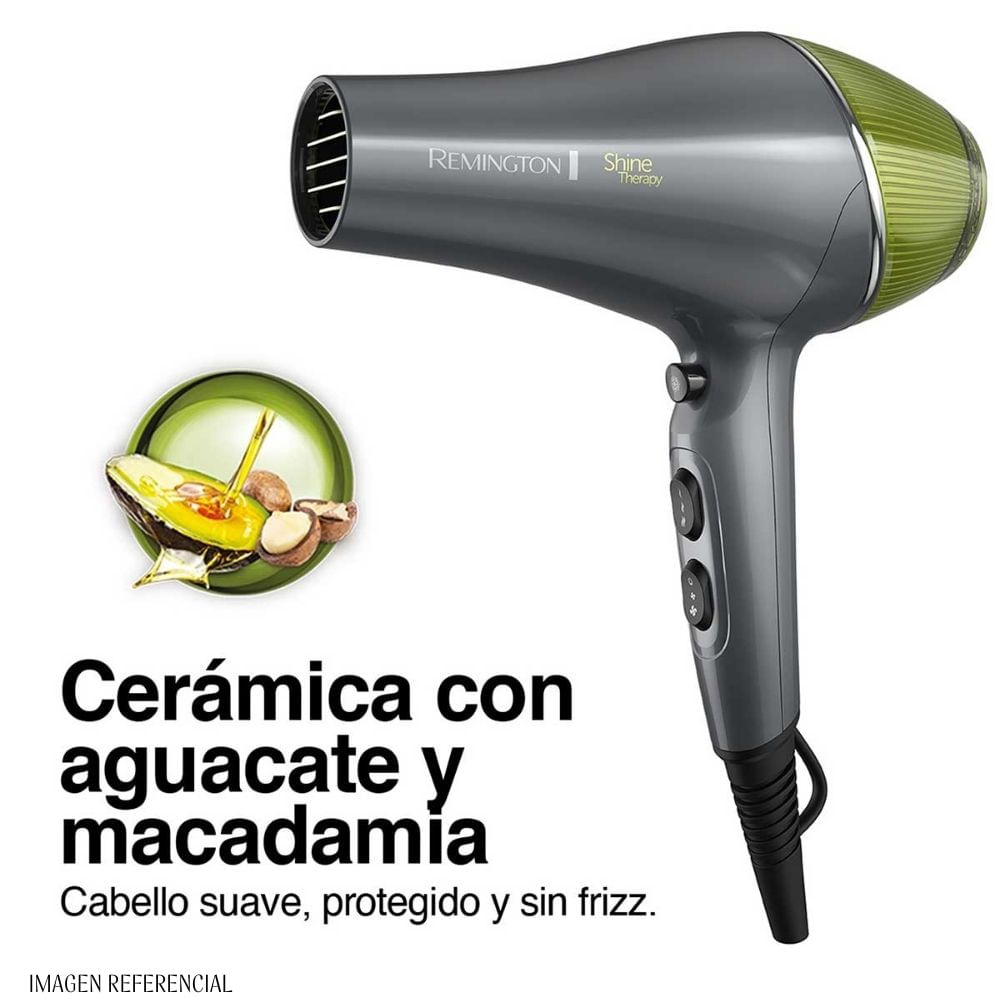 Secadora Profesional de cabello Remington Shine Therapy - D18A - Promart