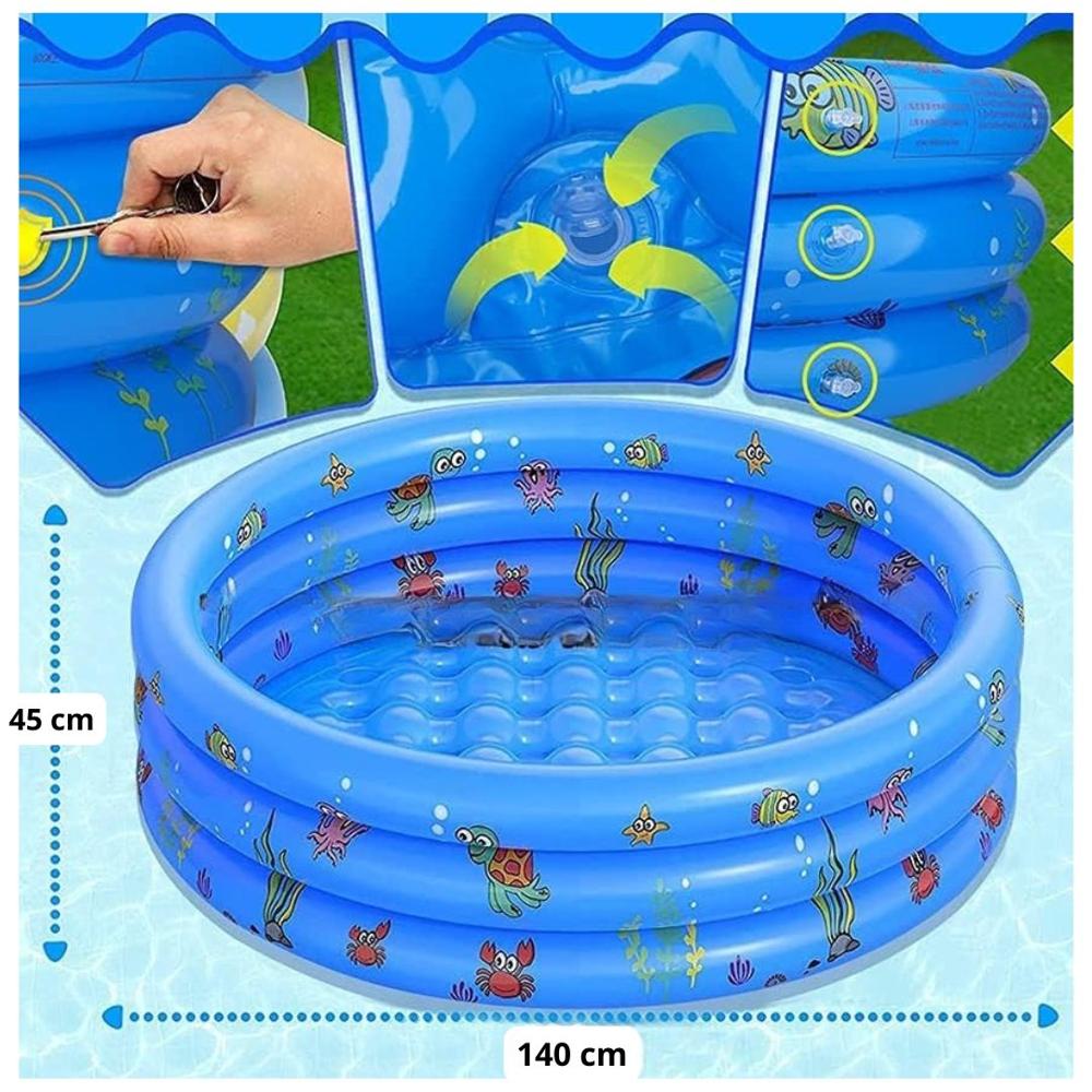Piscina Inflable Redonda Grande Mundo Marino | Promart.pe - Promart