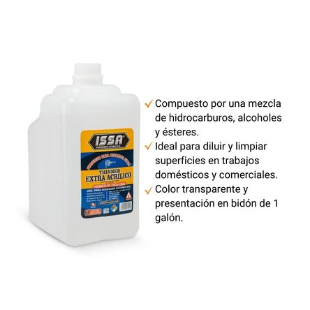 Thinner Extra 1 galón Issa - Promart