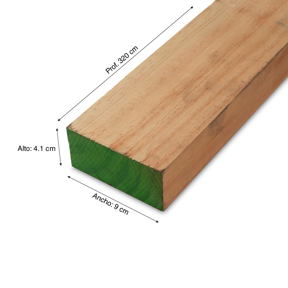 Madera Pino 2"x4"x10.5" (41mmx90mmx3200mm) Leonera - Promart