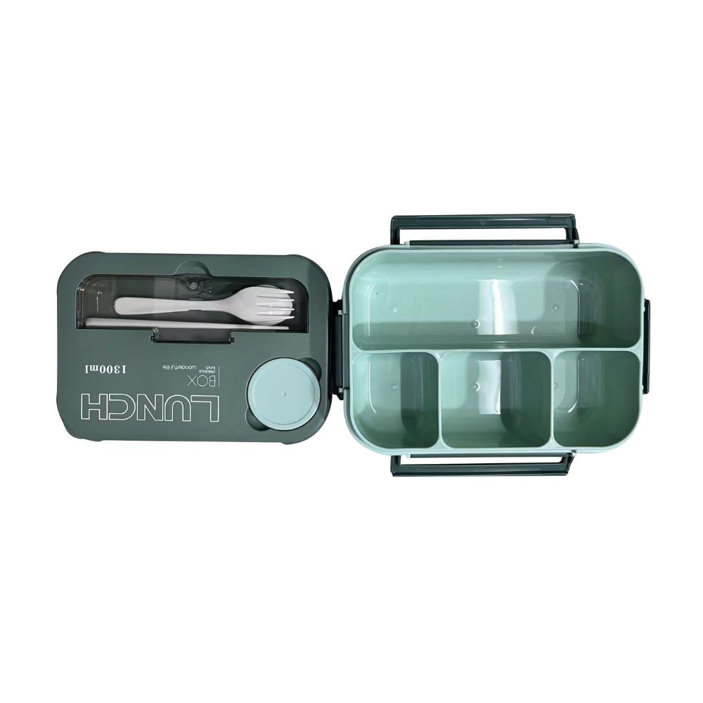 Taper Hermético Rectangular 1300ml Verde Back to School Orange - Promart