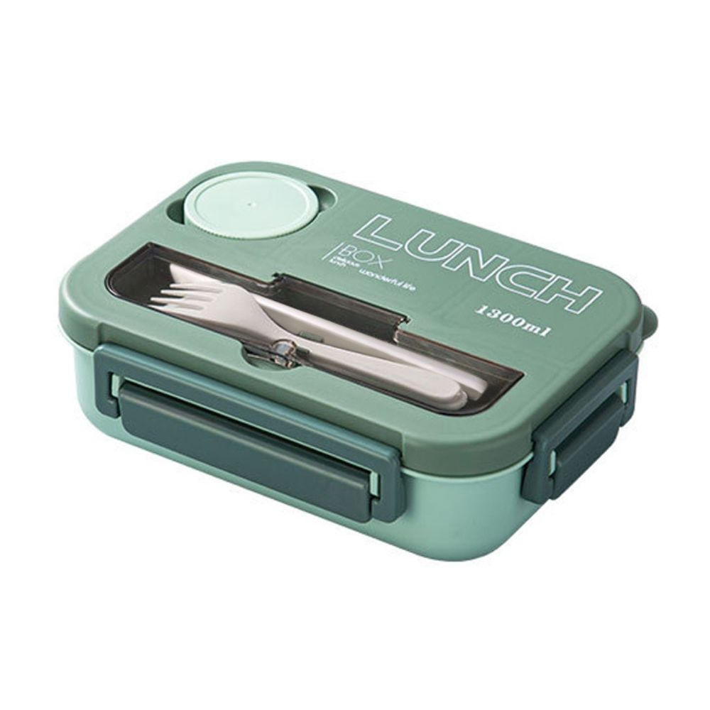 Taper Hermético Rectangular 1300ml Verde Back to School Orange - Promart