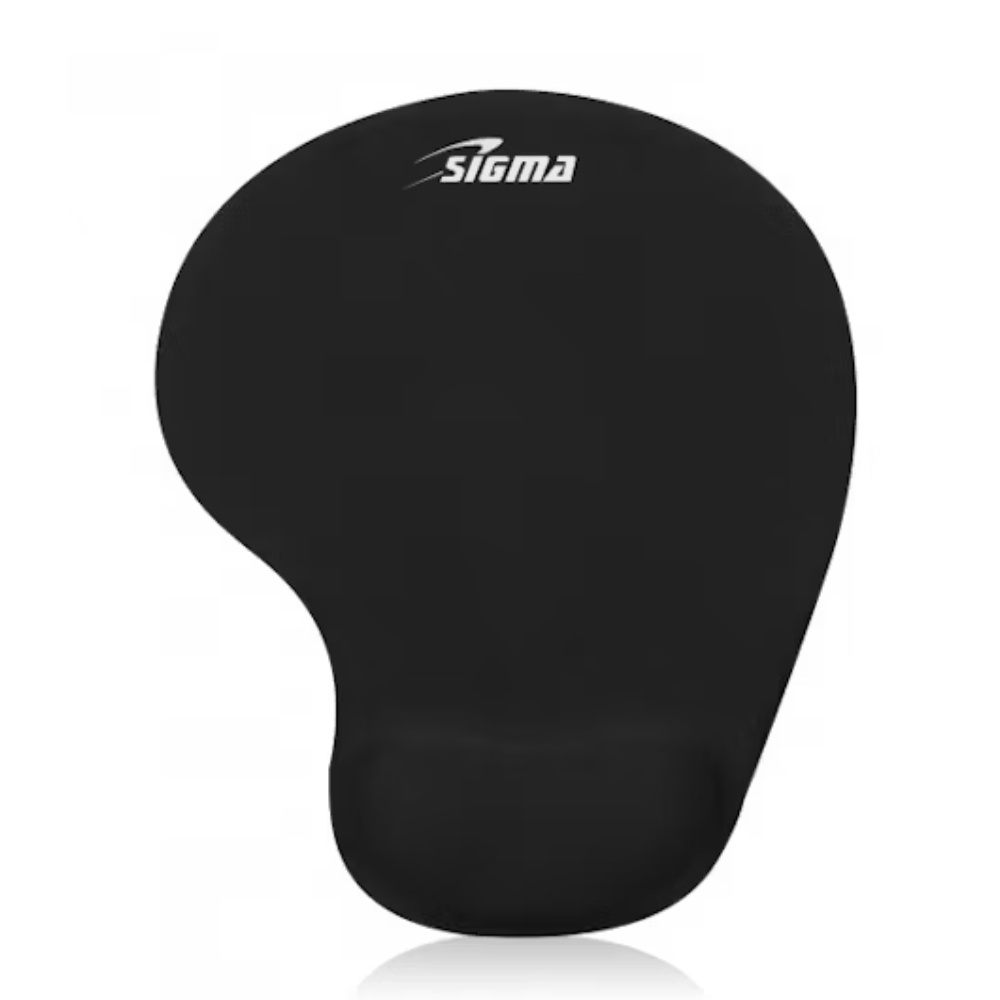 Pad Mouse Sigma SIG X5 c/Descansador tipo gel Negro - Promart