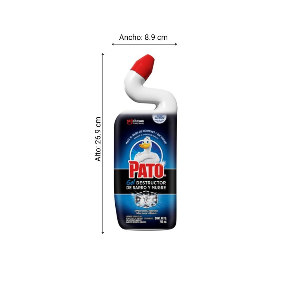 COMBO Saca sarro líquido Pato 710ml + Limpiador líquido para baño Doy ...