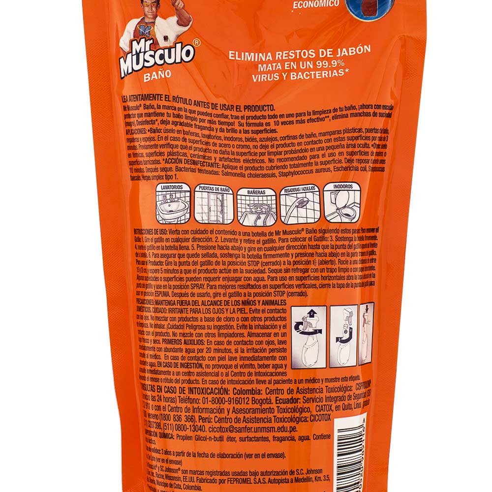 COMBO Saca sarro líquido Pato 710ml + Limpiador líquido para baño Doy ...