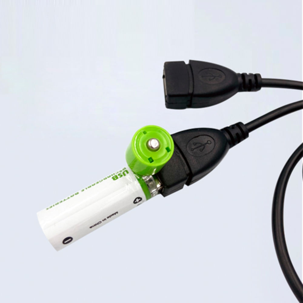 Pilas recargables AA de 1.5V con cable tipo C | Promart.pe - Promart