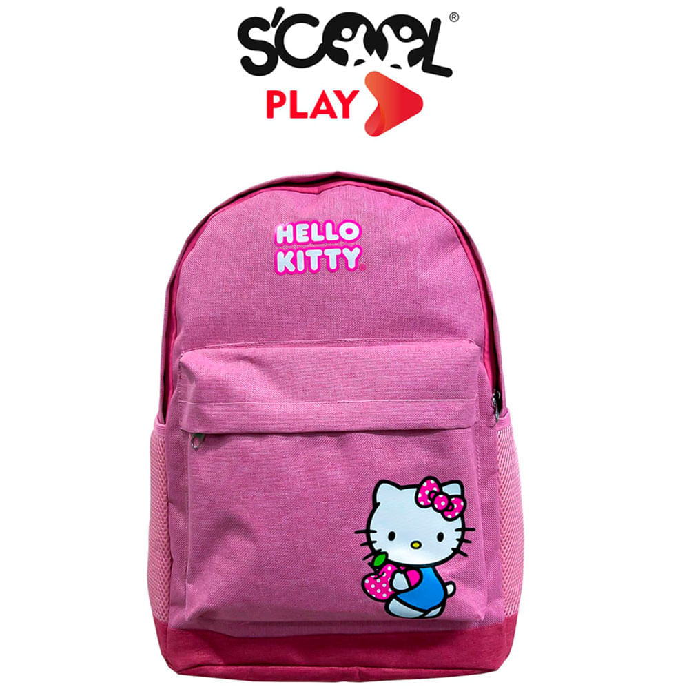 Mochila Clasica Hello Kitty SCOOL PLAY - Promart