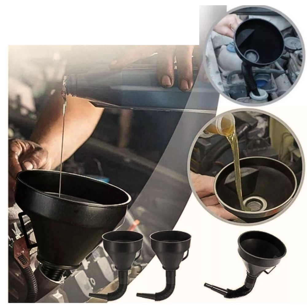 Kit embudo, manguera 5 metros, Truper - Promart