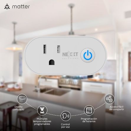 Enchufe Smart NHP-S611 Matter - Promart