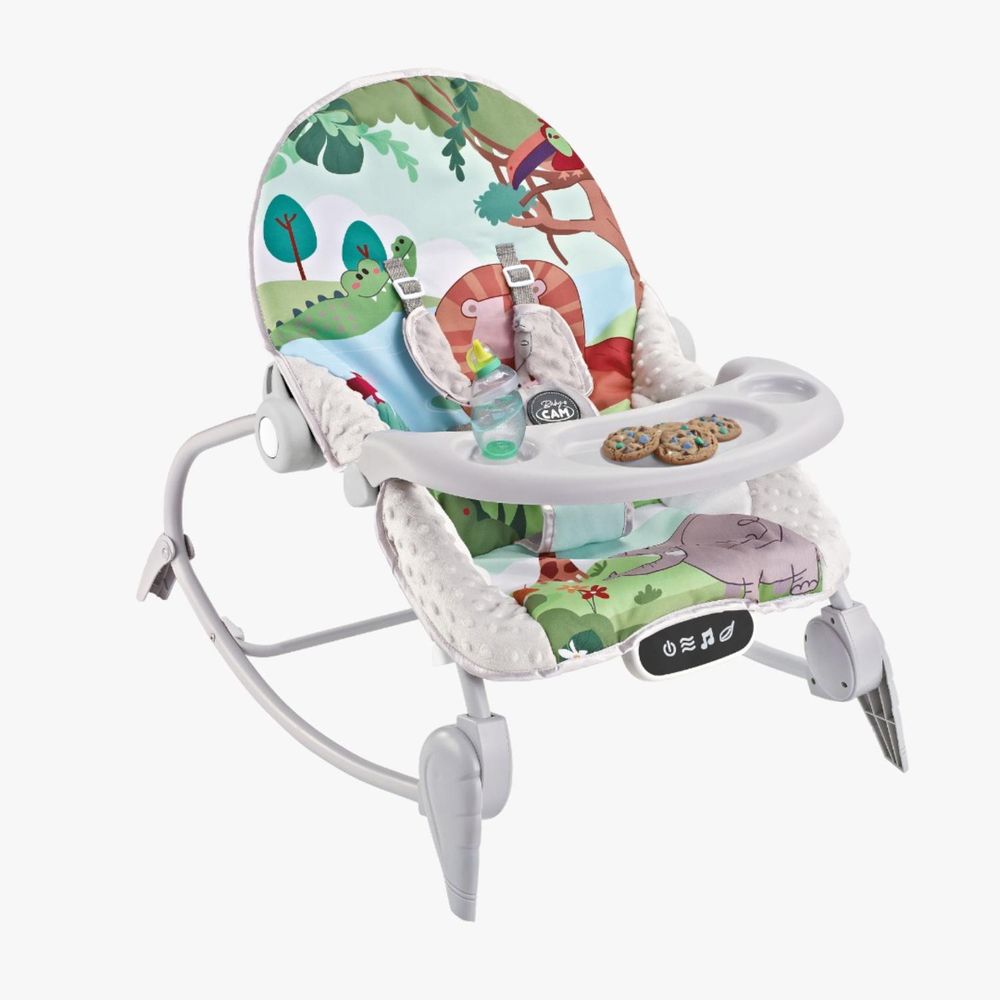 Silla Mecedora Bouncer Baby Cam Táctil Mesa Comer Verd - Promart