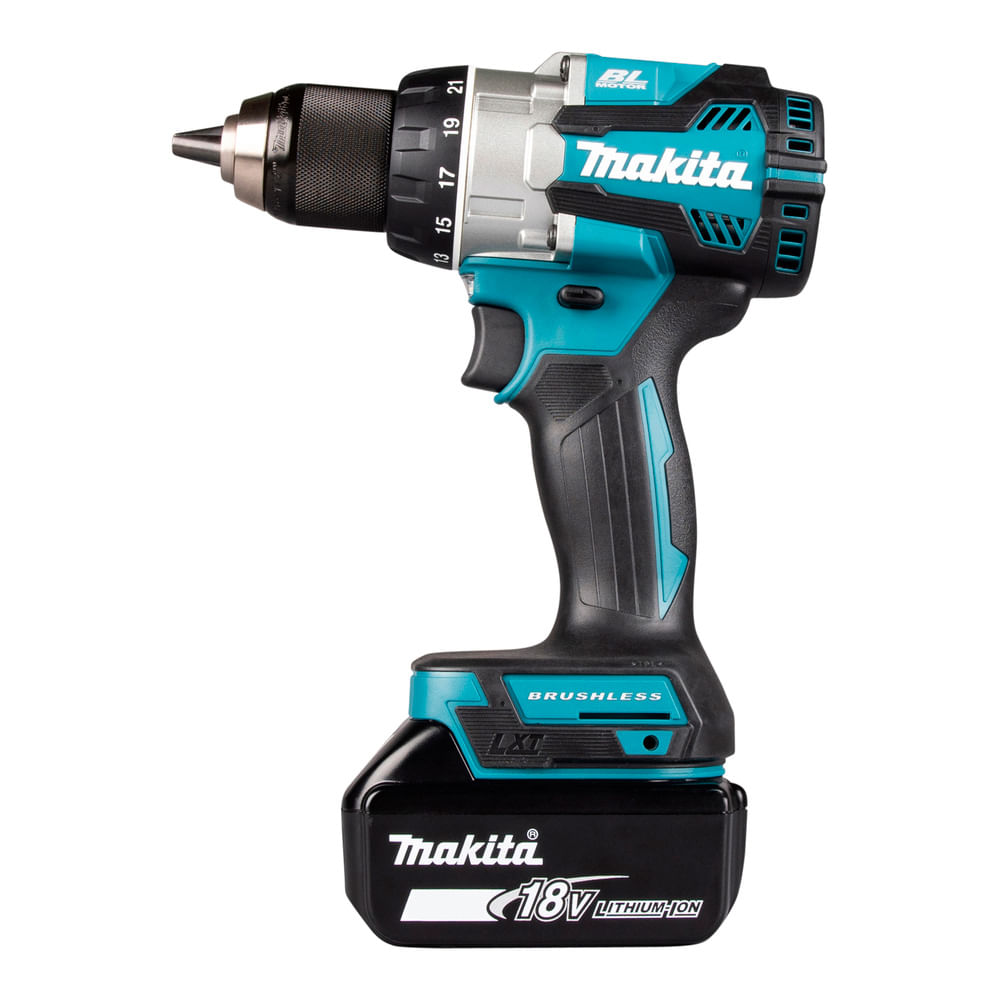 Taladro Atornillador 1/2 Makita 18V BL + 2 Bat 5Ah DDF489RTJ - Promart