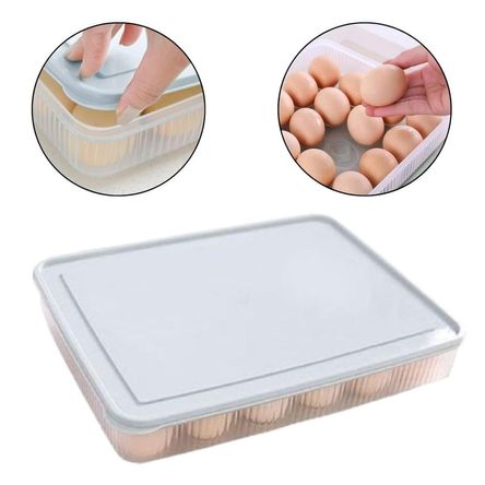 Táper Plano Porta Huevos Organizador Cocina | Promart.pe - Promart