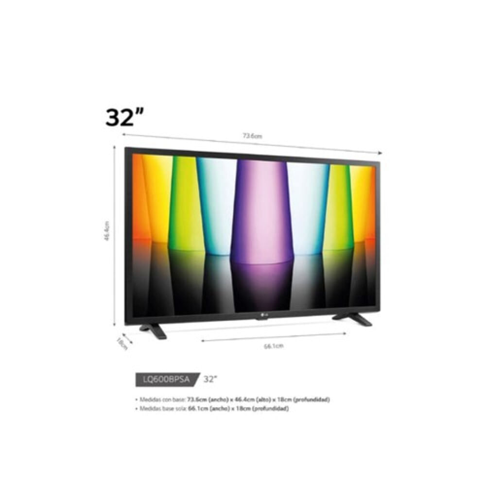 Televisor LED LG 32 HD HDR 10 Smart TV 32LQ600BPSA webOS | Promart.pe ...
