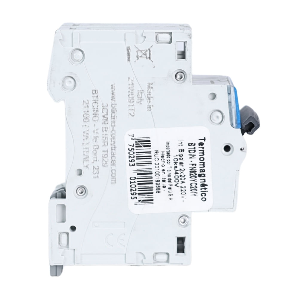 Interruptor Termomagnético 2x20A 220V-10KA Bticino - Promart