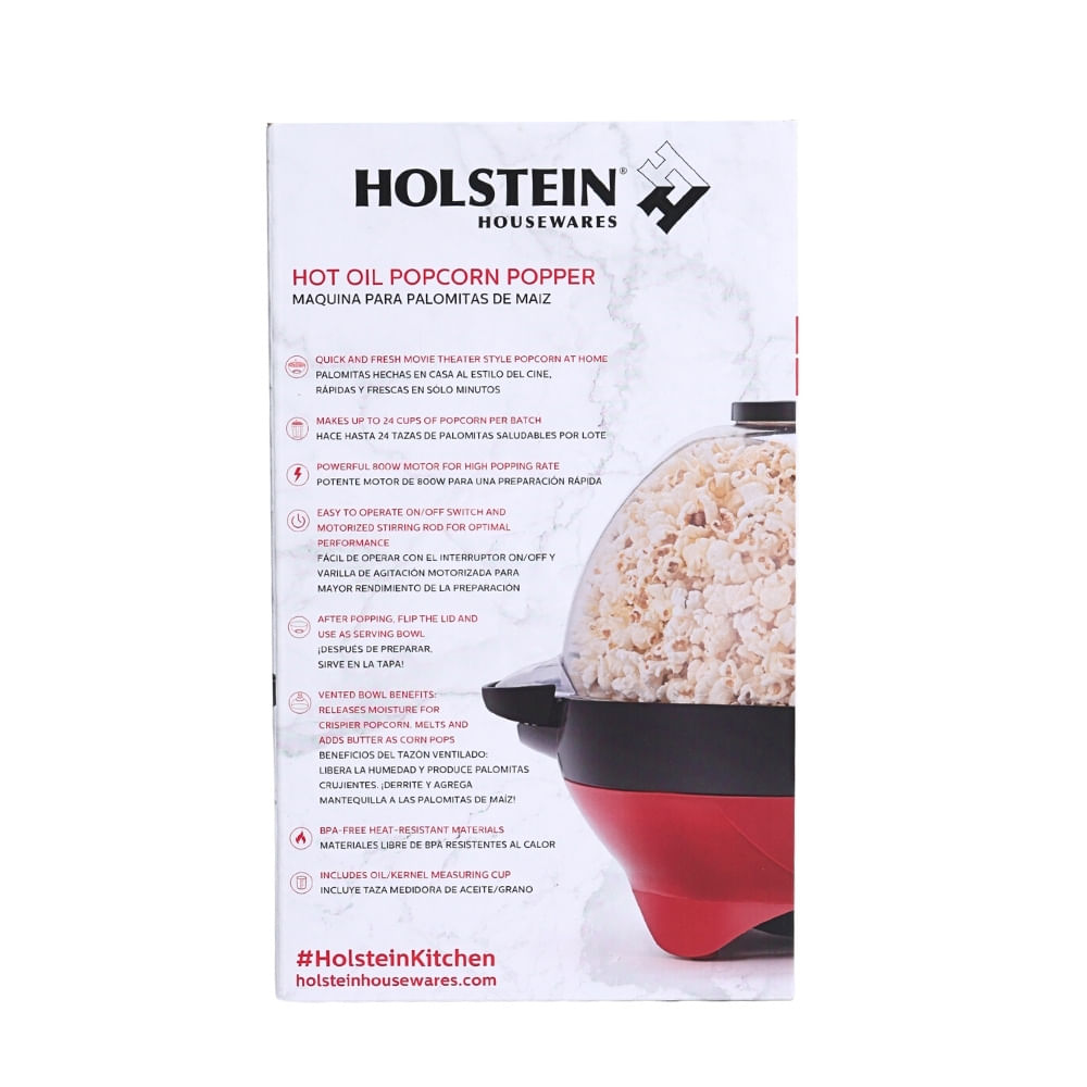 Máquina para Pop Corn Holstein - Promart