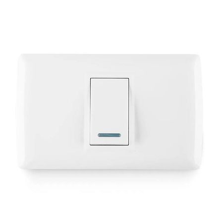 Interruptor Simple Basic Pack x4 Orange - Promart