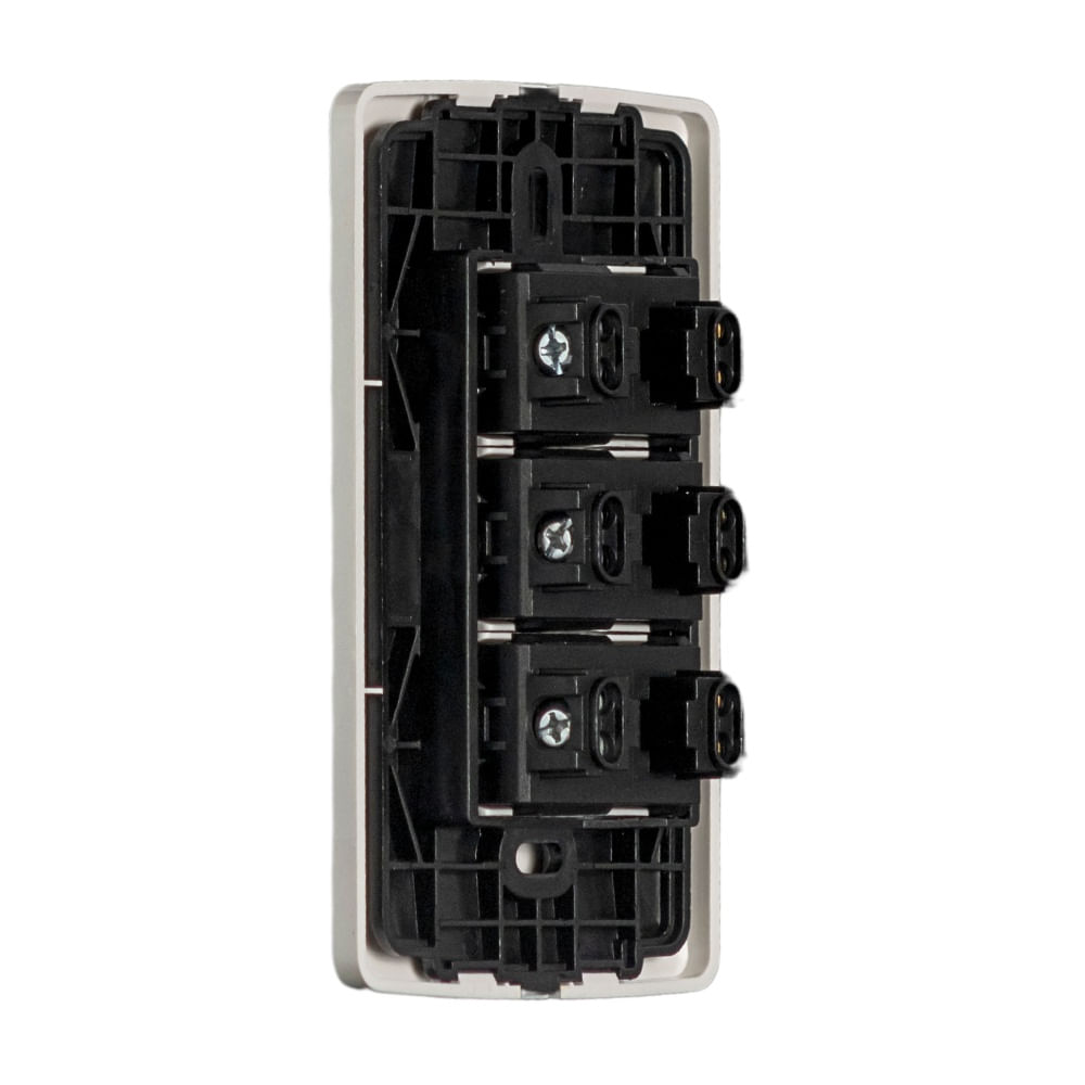 Tomacorriente Essential Triple Universal Blanco Orange - Promart