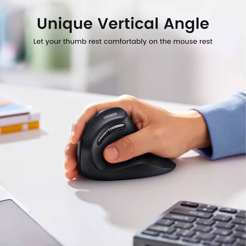 Mouse Ergonómico Vertical Ugreen Inalámbrico | Promart.pe - Promart
