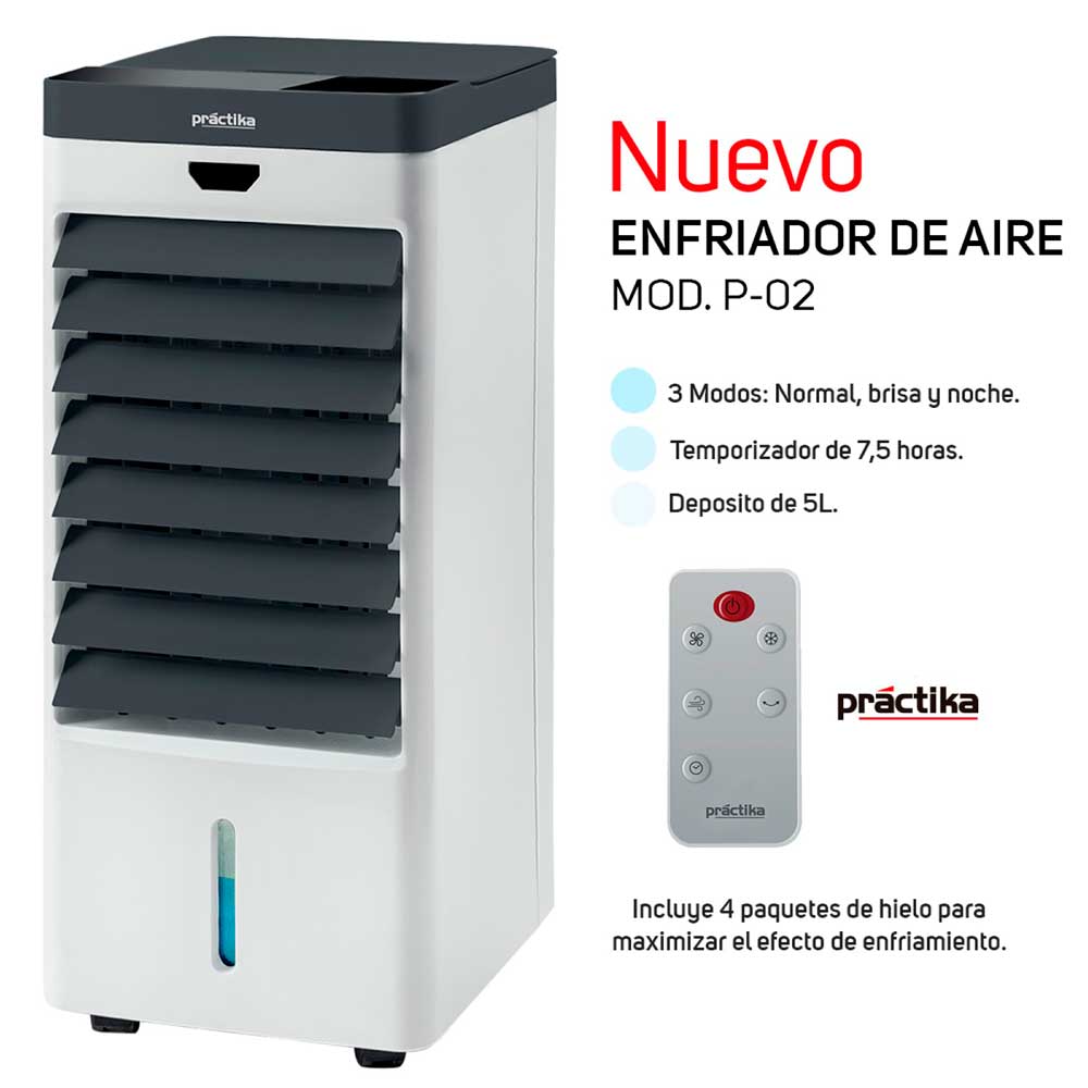 Enfriador de Aire PRACTIKA P-02 Blanco - Promart