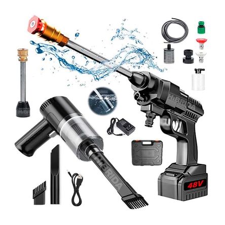 Hidrolavadora Inalámbrica 40V Carwash Mini Aspiradora - Combo - Promart