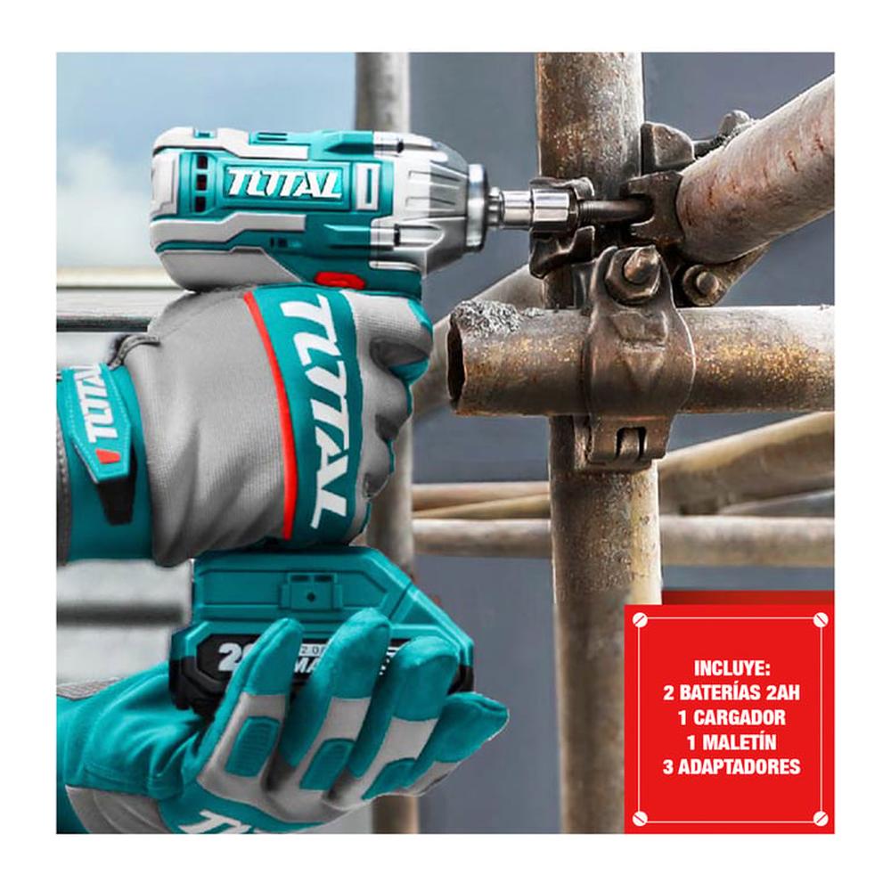 Llave De Impacto 20V Inalámbrica Brushles Industrial Total - Tiwli2001 ...